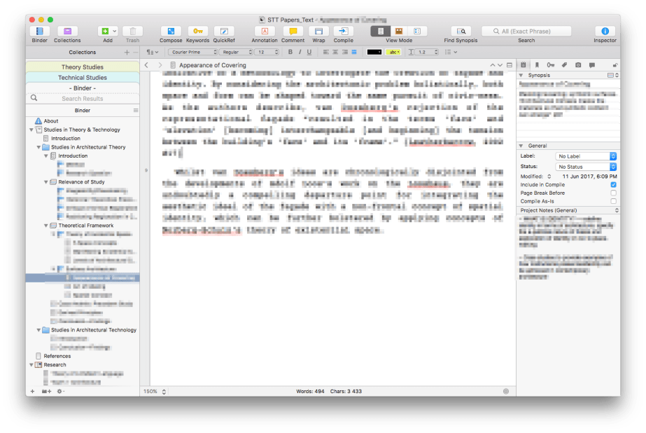 Scrivener for Architecture Dissertation Writing – Rahul Dowlath